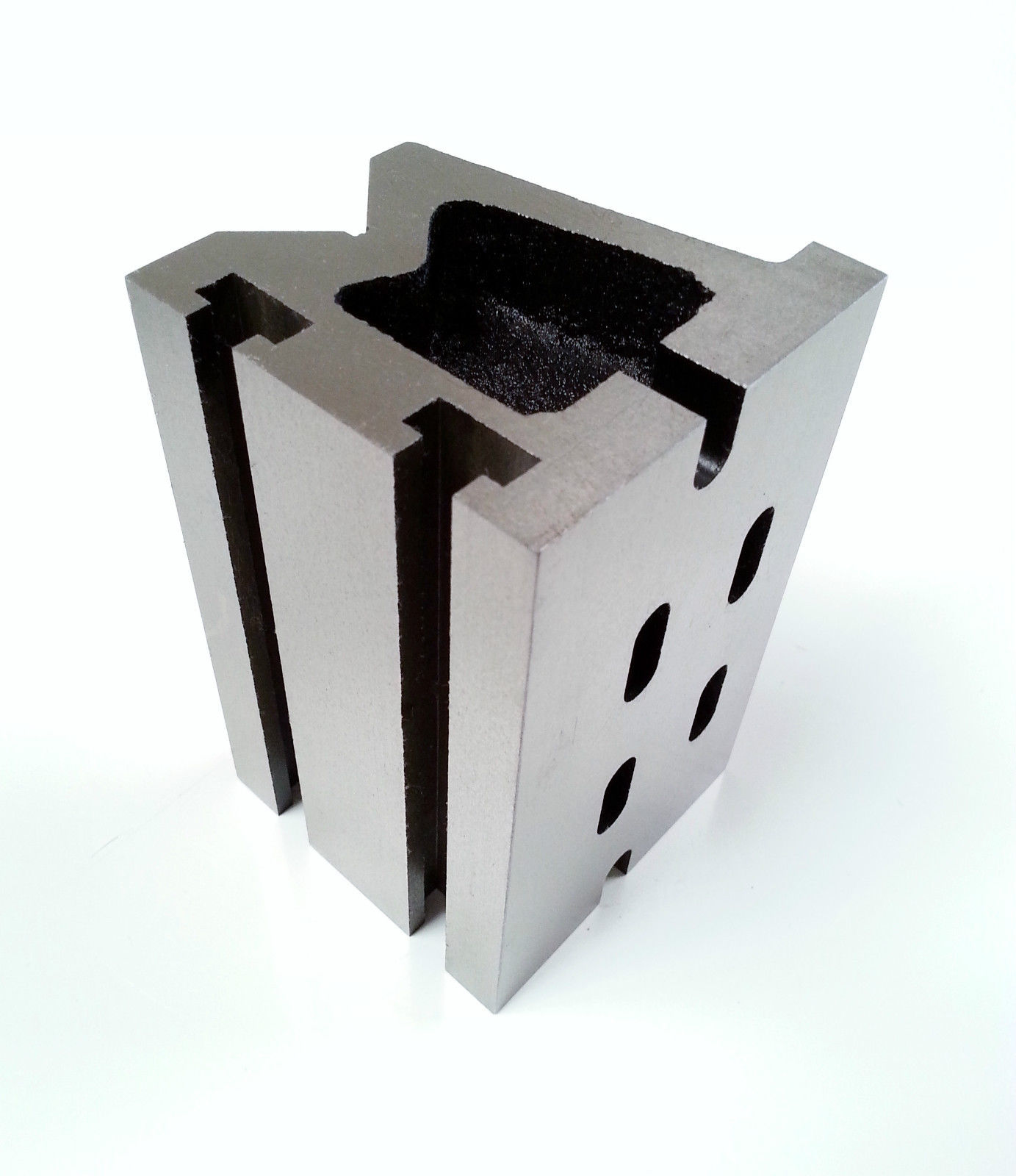 Vee Angle Plate - 3" x 3" x5" - Tee Slotted