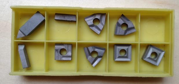 Set of 9 piece inserts for 12mm, 16mm & 15mm Indexable Carbide Tools